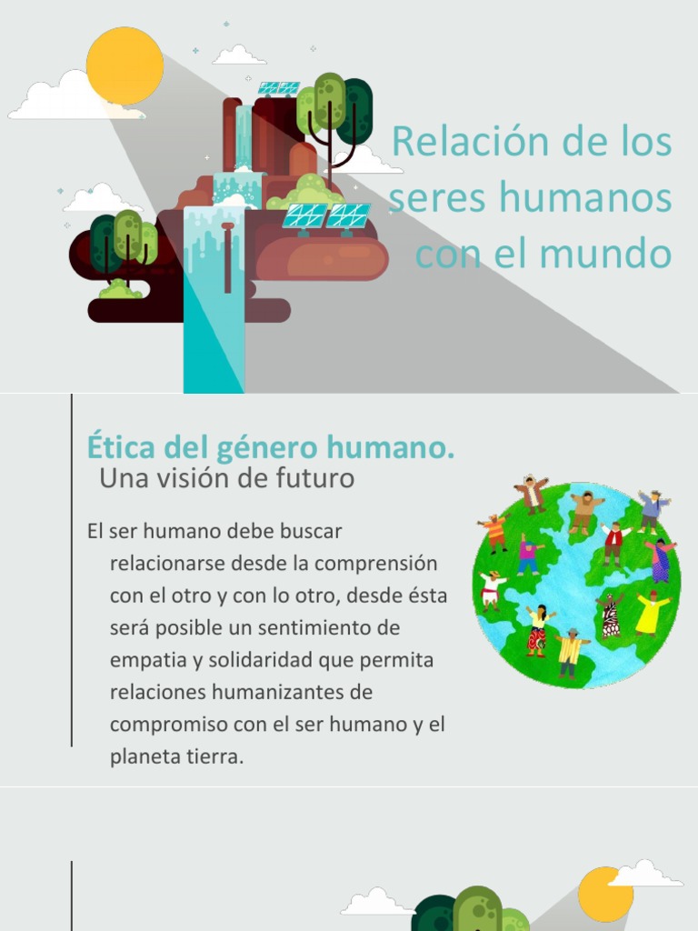 La relación entre el ser humano, la tecnología y el medio ambiente ...