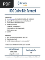 Personal Online Banking - BDO Network Bank, Inc. | PDF