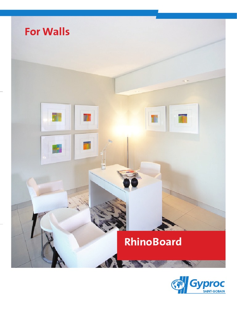 Rhinoboard | PDF | Drywall | Wall