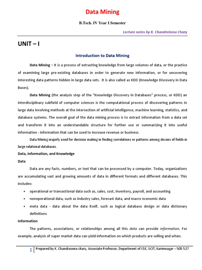 Data Mining Techniques and Applications | PDF | Data Mining | Data Warehouse