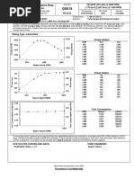 QSM11 Engine Performance Data Sheet | PDF | Horsepower | Engines