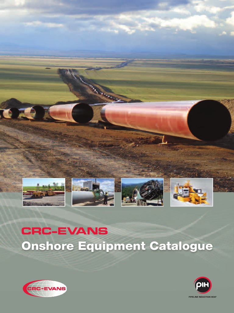 Onshore Equipment Catalogue: Crc-Evans | PDF | Pipe (Fluid Conveyance ...