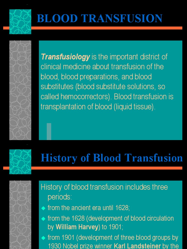 Blood Transfusion | PDF | Blood Type | Blood Transfusion