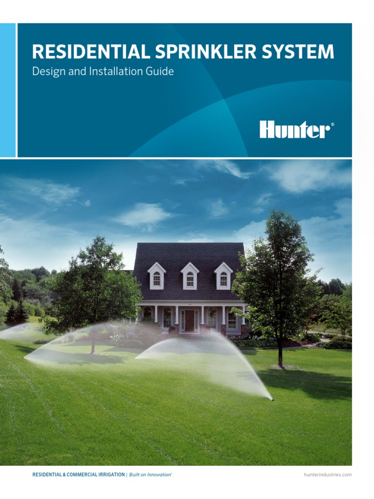 Residential Sprinkler System: Design and Installation Guide | PDF ...
