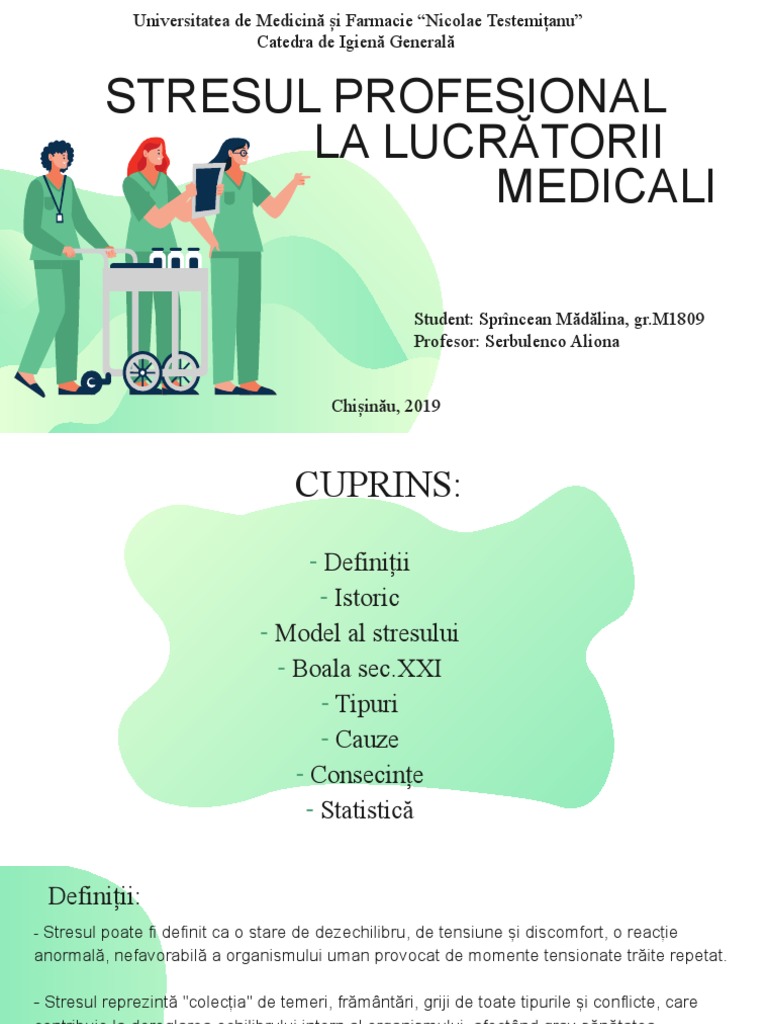 Stresul Profesional | PDF