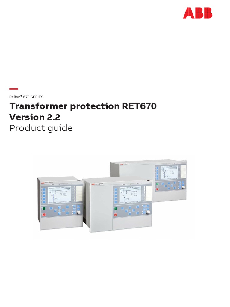Product Guid Ret 670 | PDF | Logic Gate | Input/Output