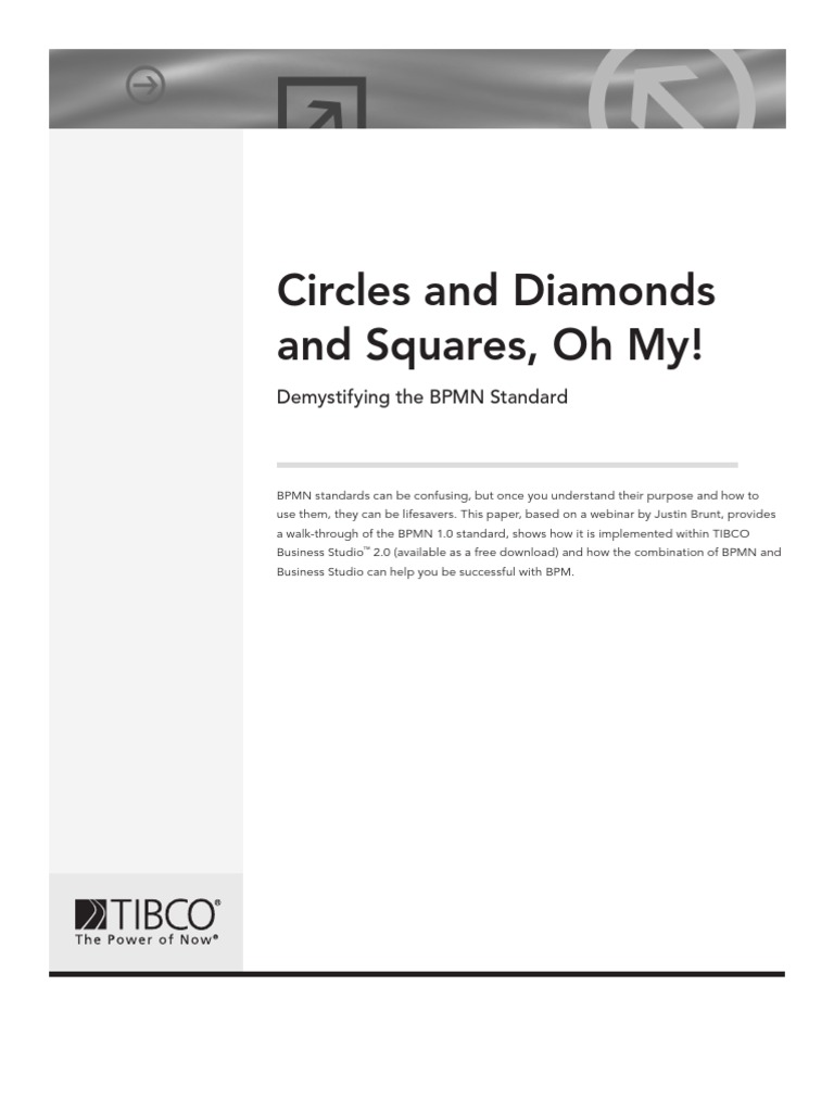 Circles Diamonds BPMN | PDF | Object Management Group | Business ...