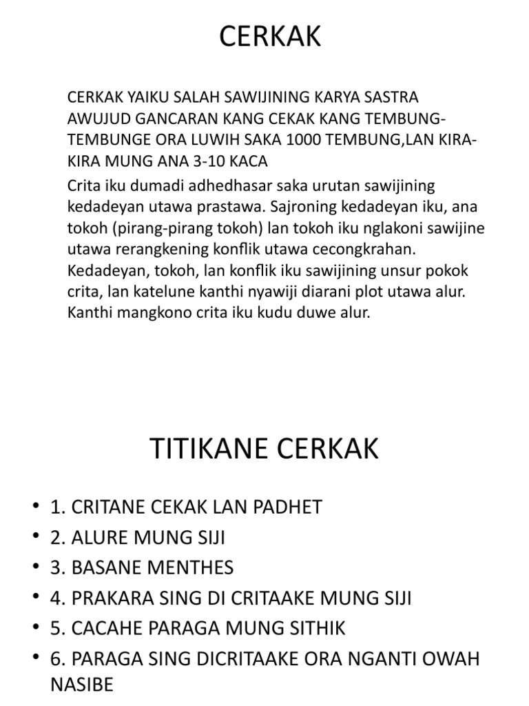 CERKAK | PDF