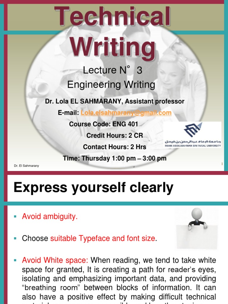Technical Writing Lecture 3 | PDF | Comma | Acronym