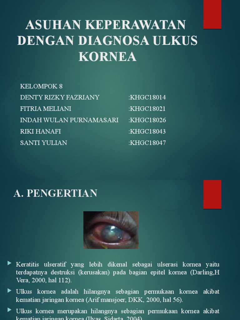 Asuhan Keperawatan Ulkus Kornea | PDF