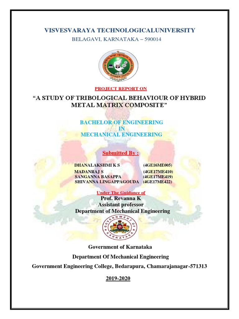 Composite Project Report N3 | PDF | Composite Material | Materials Science