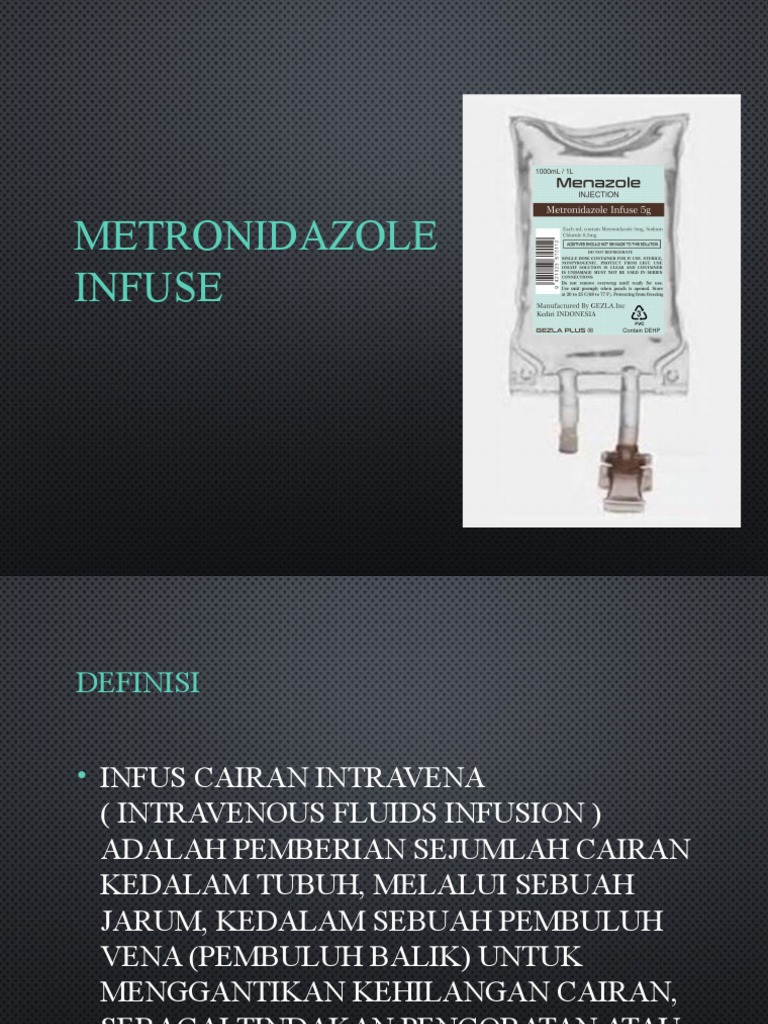 Infus Metronidazole | PDF