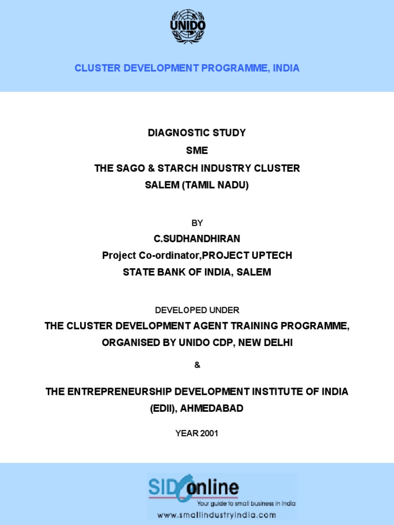 Cluster Development Programme, India | PDF | Starch | Foods
