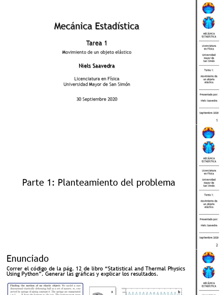 Sim Stat-Mech Python | PDF | Ciencias Naturales | Física