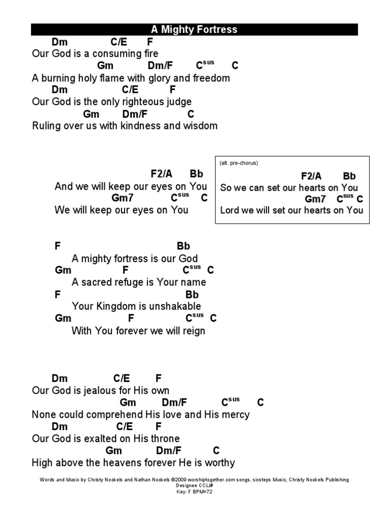 A Mighty Fortress (F) | PDF