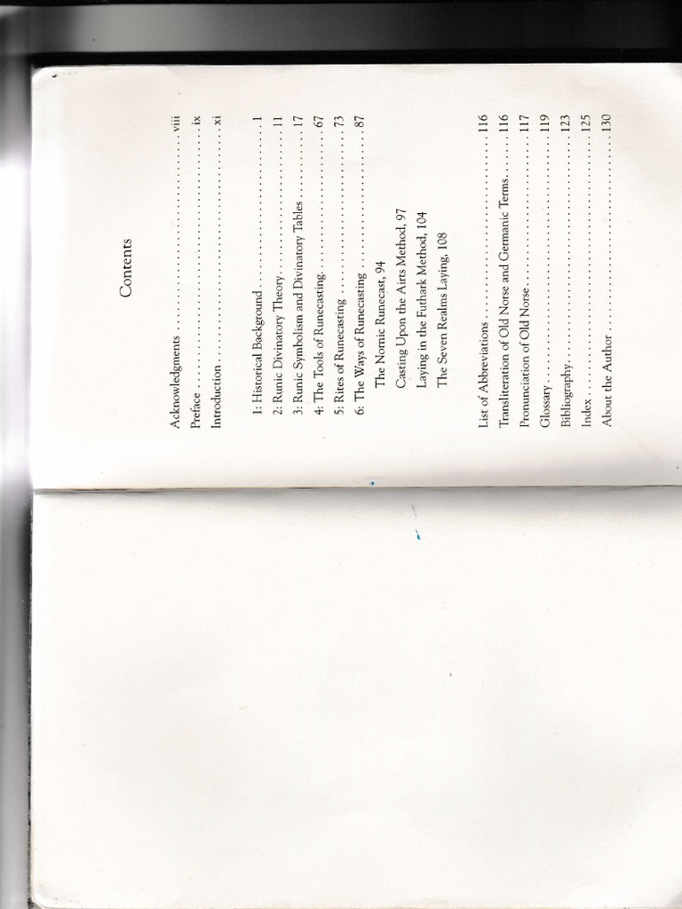 At The Well of Wyrd A Runecaster's Handbook by Edred Thorsson | PDF ...