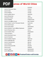 Printable List of Countries and Capitals by Continent | PDF | Asia ...