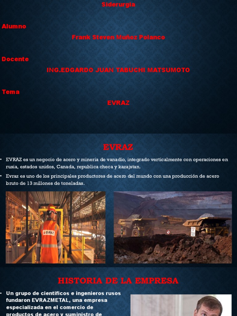 4 Evraz | PDF | Alto horno | Titanio