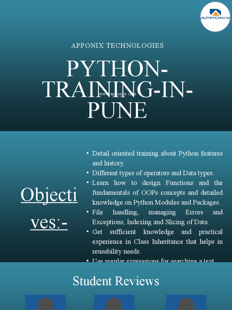 Apponix Technologies: Python-Training-In - Pune | PDF