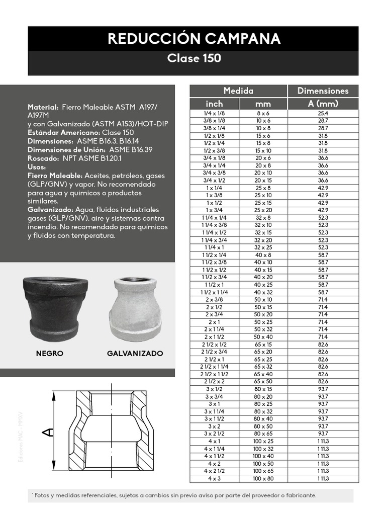 Reduccion Campana Pdf Ingeniería Mecánica Química