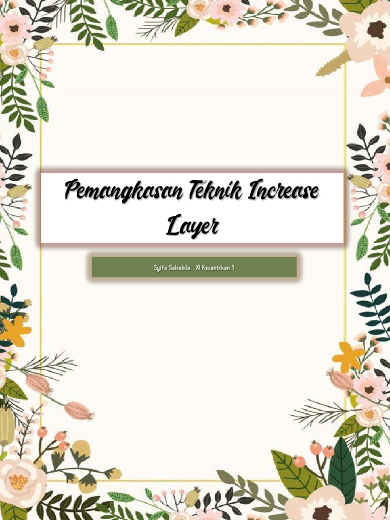 Increase Layer | PDF