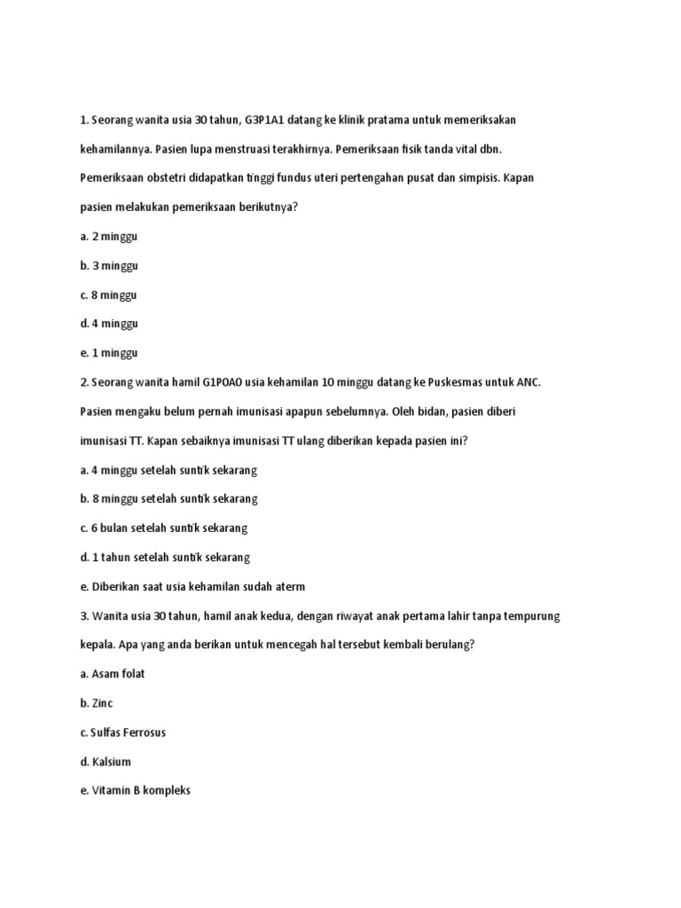 Soal Rmo Urogenital | PDF