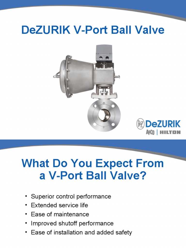 DeZURIK VPB VPort Ball 031317 | PDF | Valve | Metals