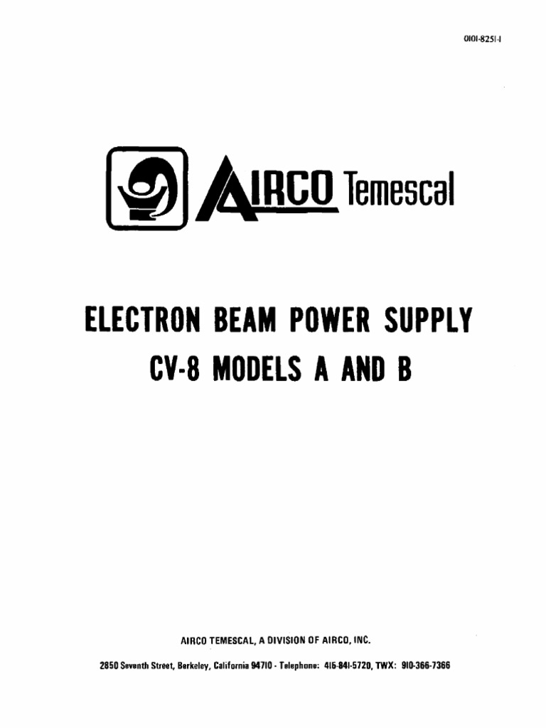 CV-8 Manual | PDF