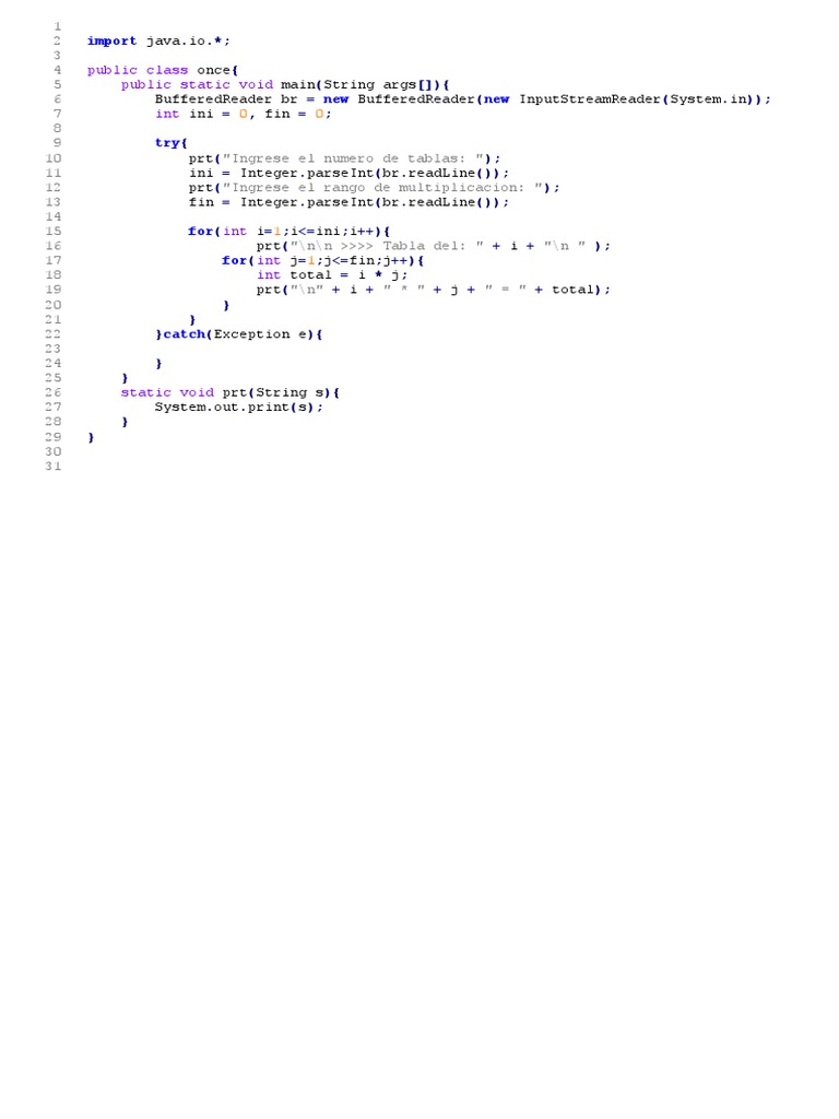 Public Class Public Static Void Int: Import | PDF
