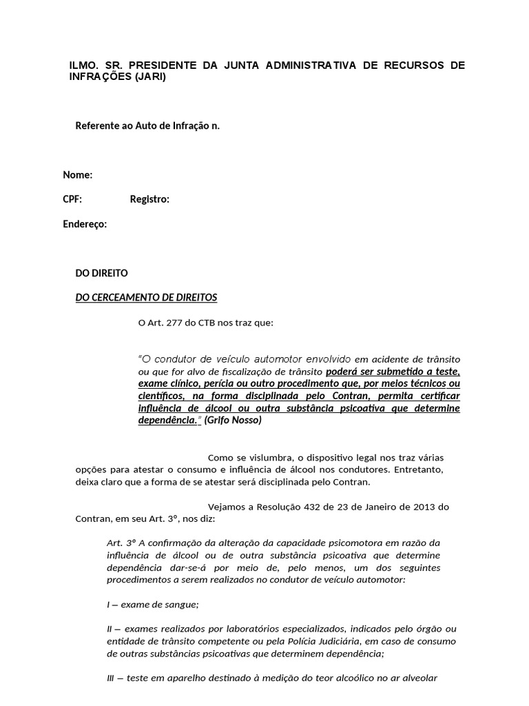 Recurso Cetran | PDF | Estado | Tráfego