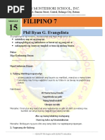 MATATAG-Daily Lesson Log-Template (Filipino Version) | PDF