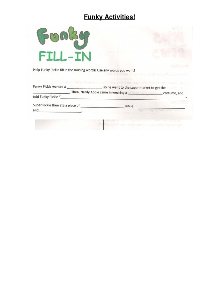 Funky Activities | PDF