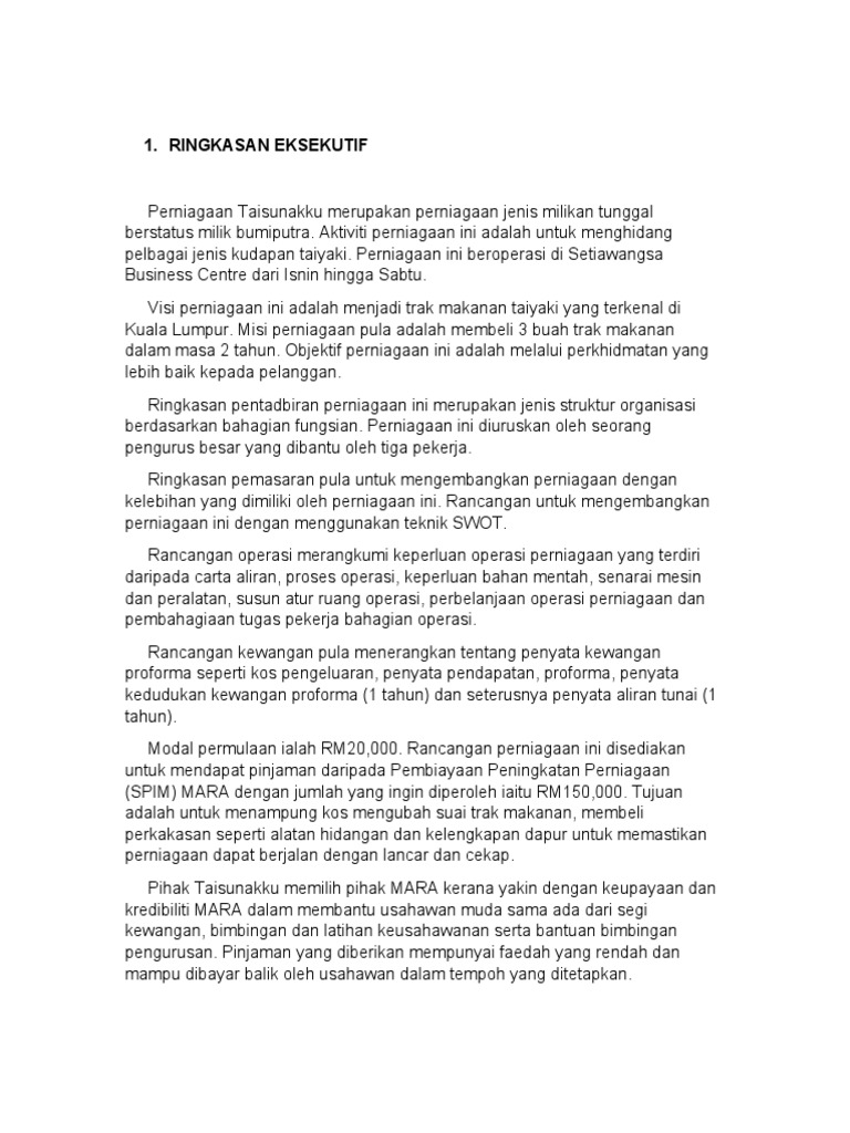 Ringkasan Eksekutif | PDF