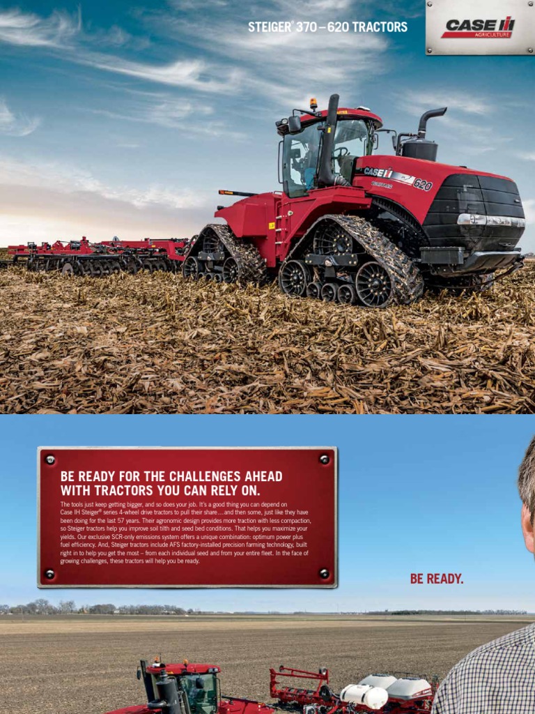 Steiger Tractor Brochure | PDF | Tractor | Transmission (Mechanics)