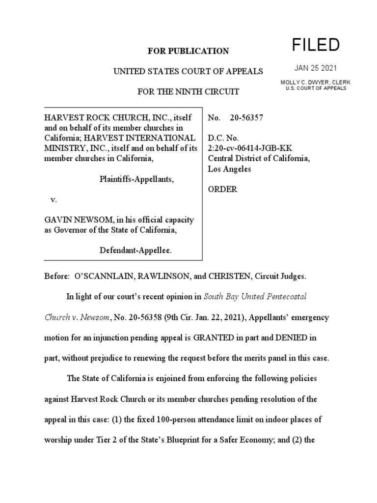 Ninth Circuit Order | PDF | United States Court Of Appeals For The ...