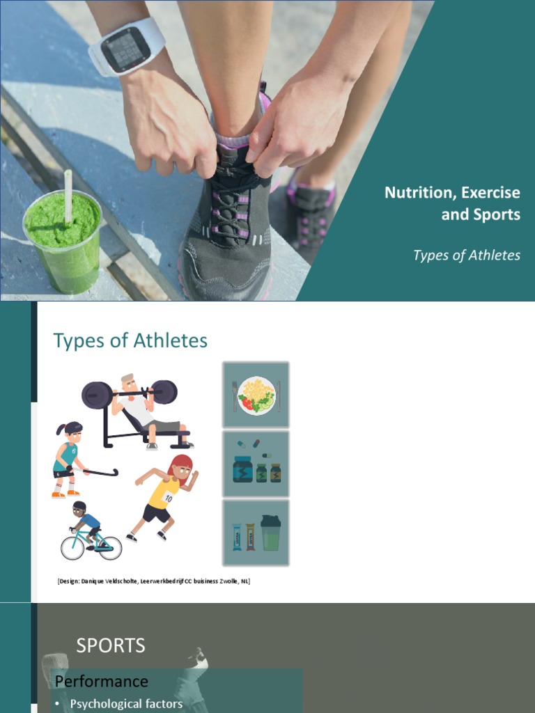 Nutrition, Exercise and Sports: Types of Athletes | PDF