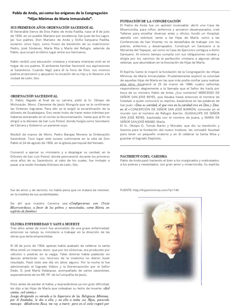 Pablo de Anda | PDF | María, madre de Jesús | Sacerdote