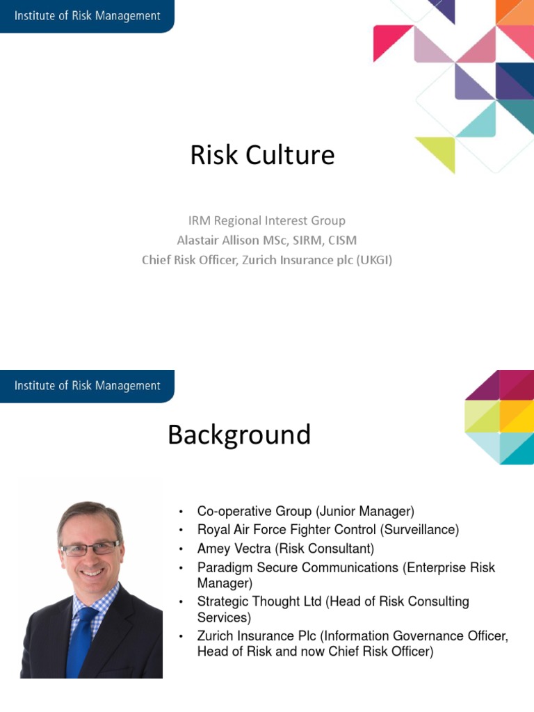 Risk Culture - IRM 2 | PDF | Organizational Culture | Risk