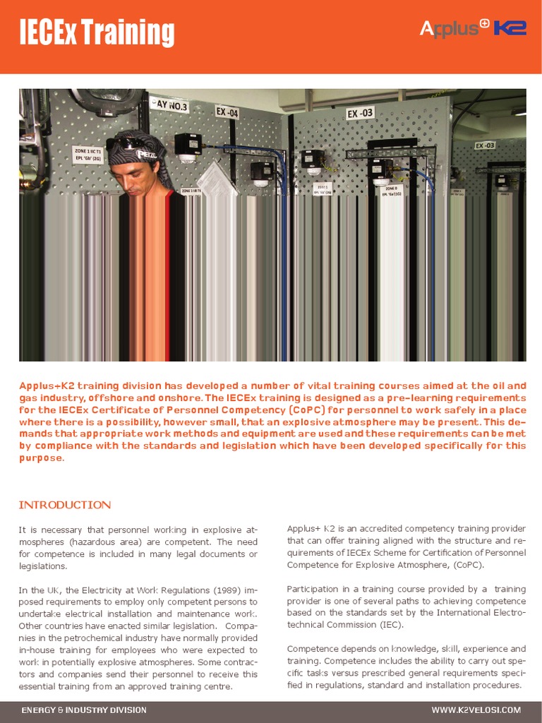 Applus+K2 Training IECEx | PDF | Test/Examination | Business