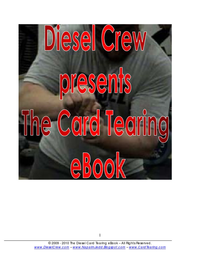 © 2009 - 2010 The Diesel Card Tearing Ebook - All Rights Reserved | PDF ...