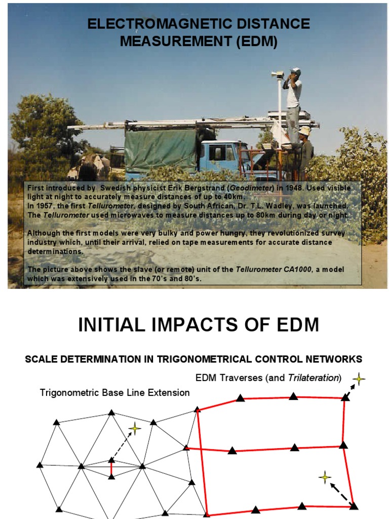 Electromagnetic Distance Measurement (Edm) | PDF | Wavelength ...