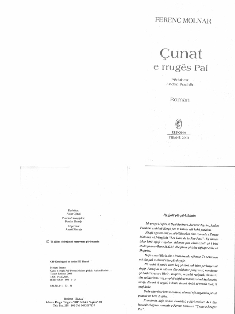 Cunat e Rruges Se Pal | PDF