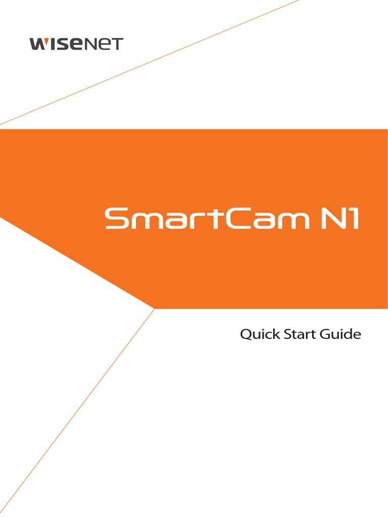 Smartcam N1: Quick Start Guide | PDF | Wi Fi | Camera