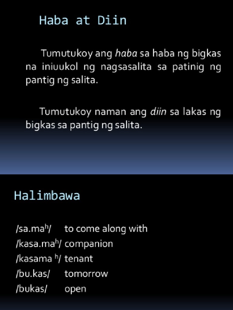 2 Ponemang Suprasegmental-HABA at DIIN | PDF