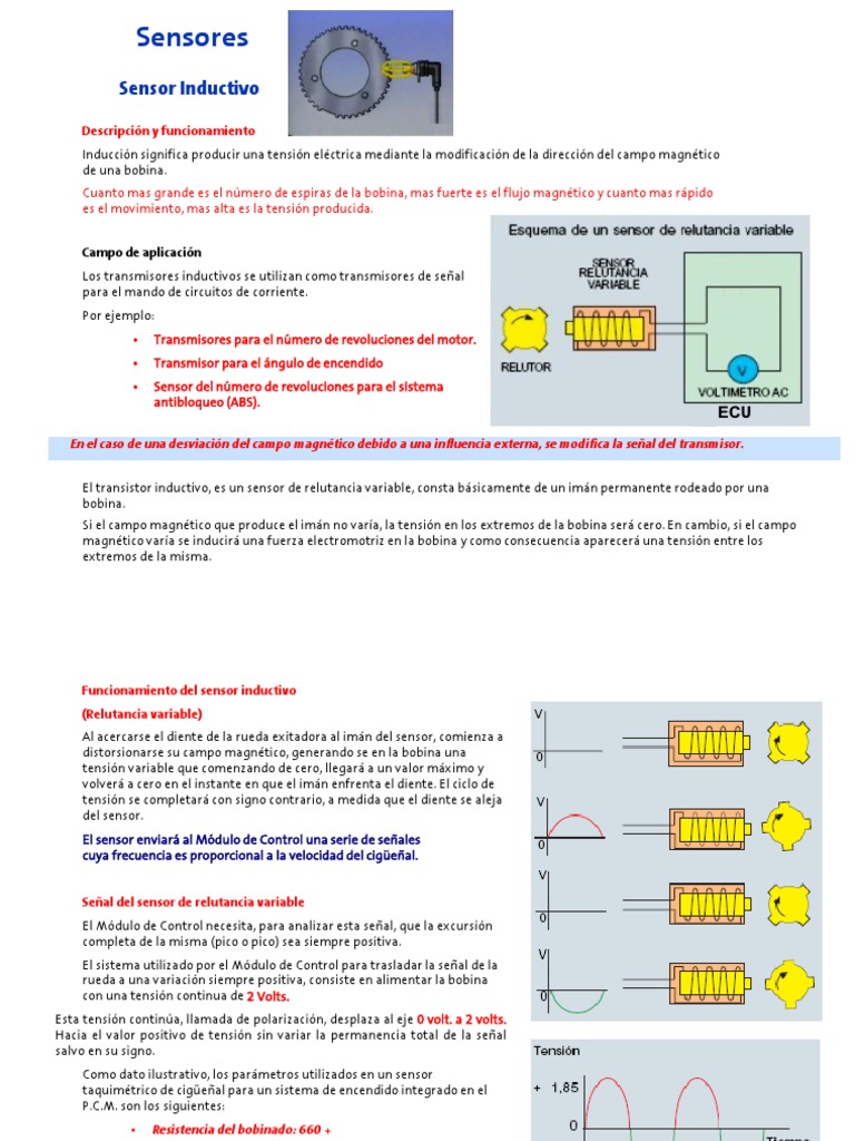 Sensores RPM | PDF | Inductor | Campo magnético