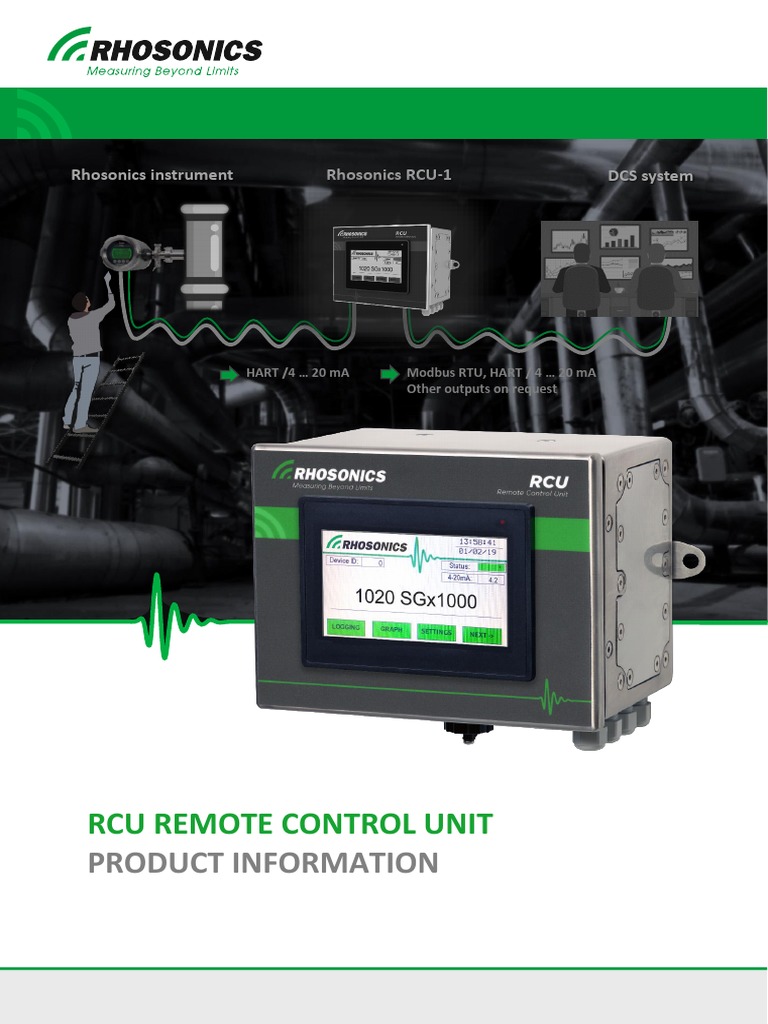 Rcu Remote Control Unit: Product Information | PDF | Programmable Logic ...