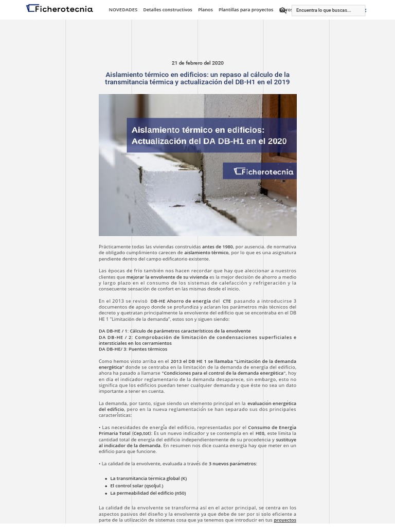 Cómo Se Calcula La Transmitancia Térmica en Las Fachadas ...