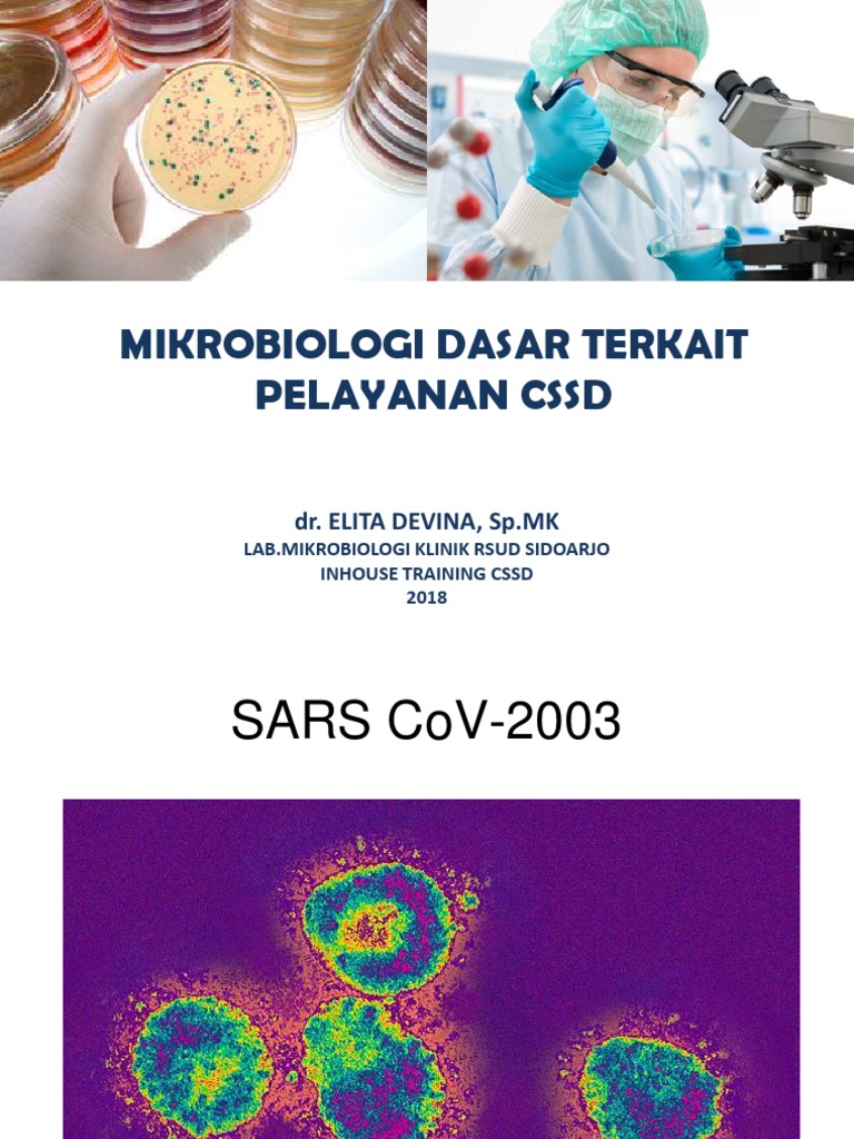 Mikrobiologi Dasar Terkait Pelayanan CSSD | PDF | Virus | Microscopy