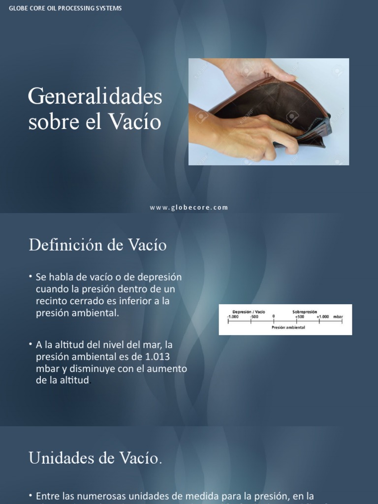 Generalidades del Vacío y Aplicaciones | PDF | Vacío | Tubo vacío