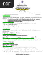 First Grading Exam Kinder | PDF | Learning | Behavior Modification